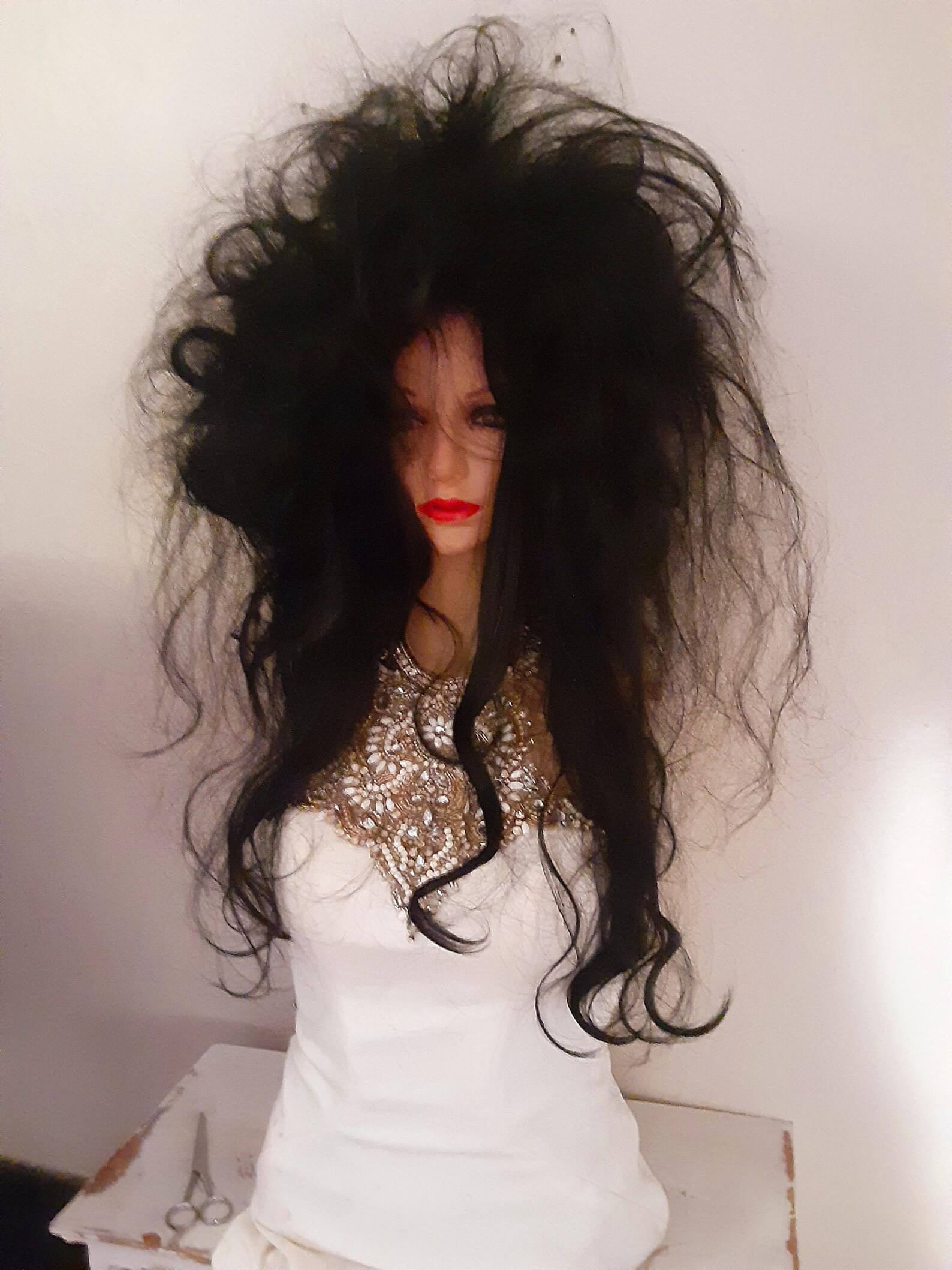 Gothic Bat Nest Wig. Mixed With Human Hair. Emo Wig. - Etsy