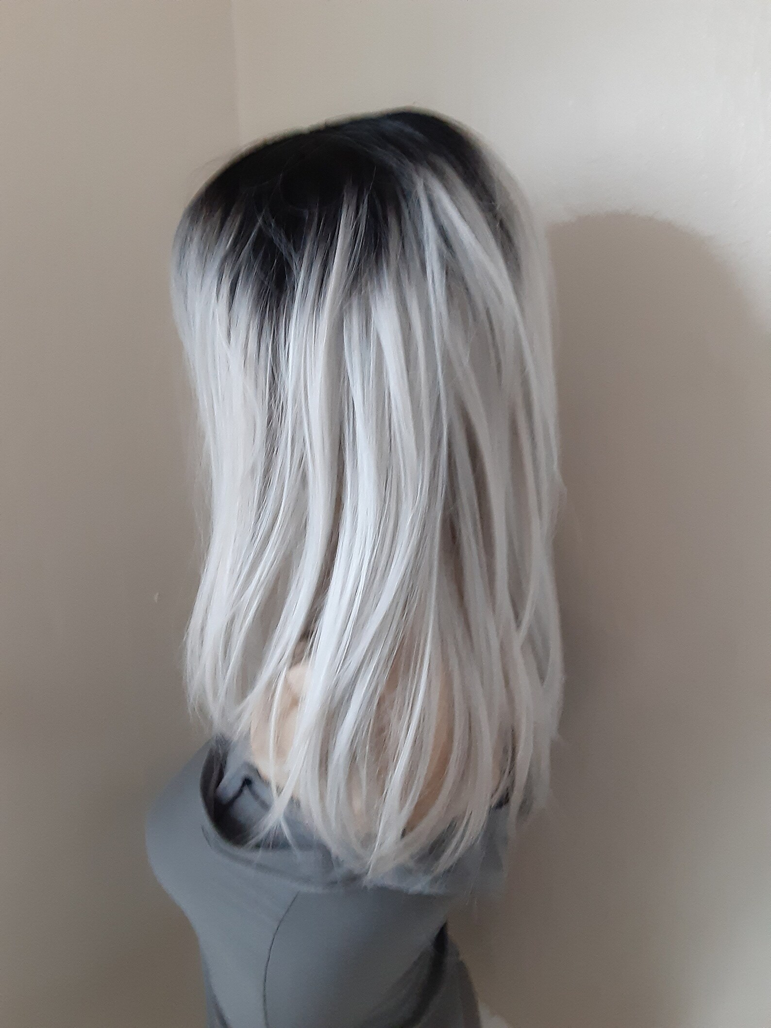 Ombre Dark Roots to Platinum Blonde - Etsy UK