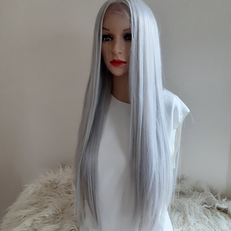 Silver Wigs - Etsy