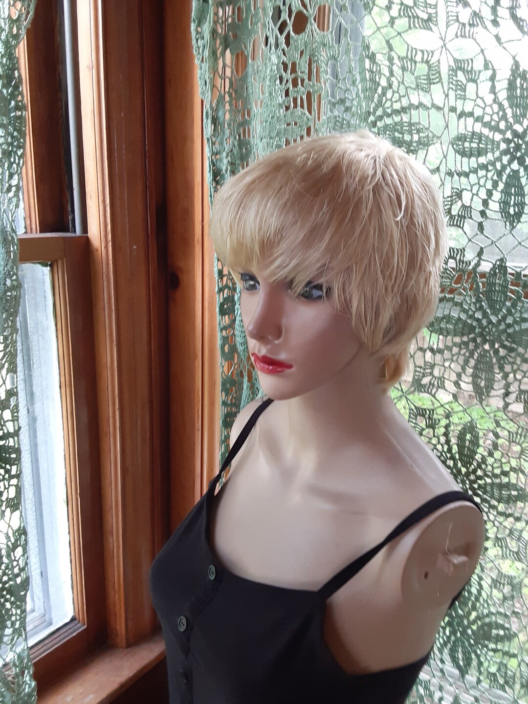 613 Blonde Human Hair Pixy Cut Wig - Etsy