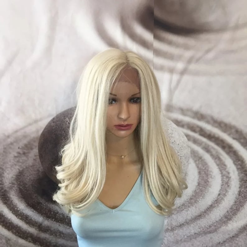 Light Blonde Lace Front Wig - Etsy