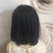 Blsck Bob Wig With Bangs - Etsy
