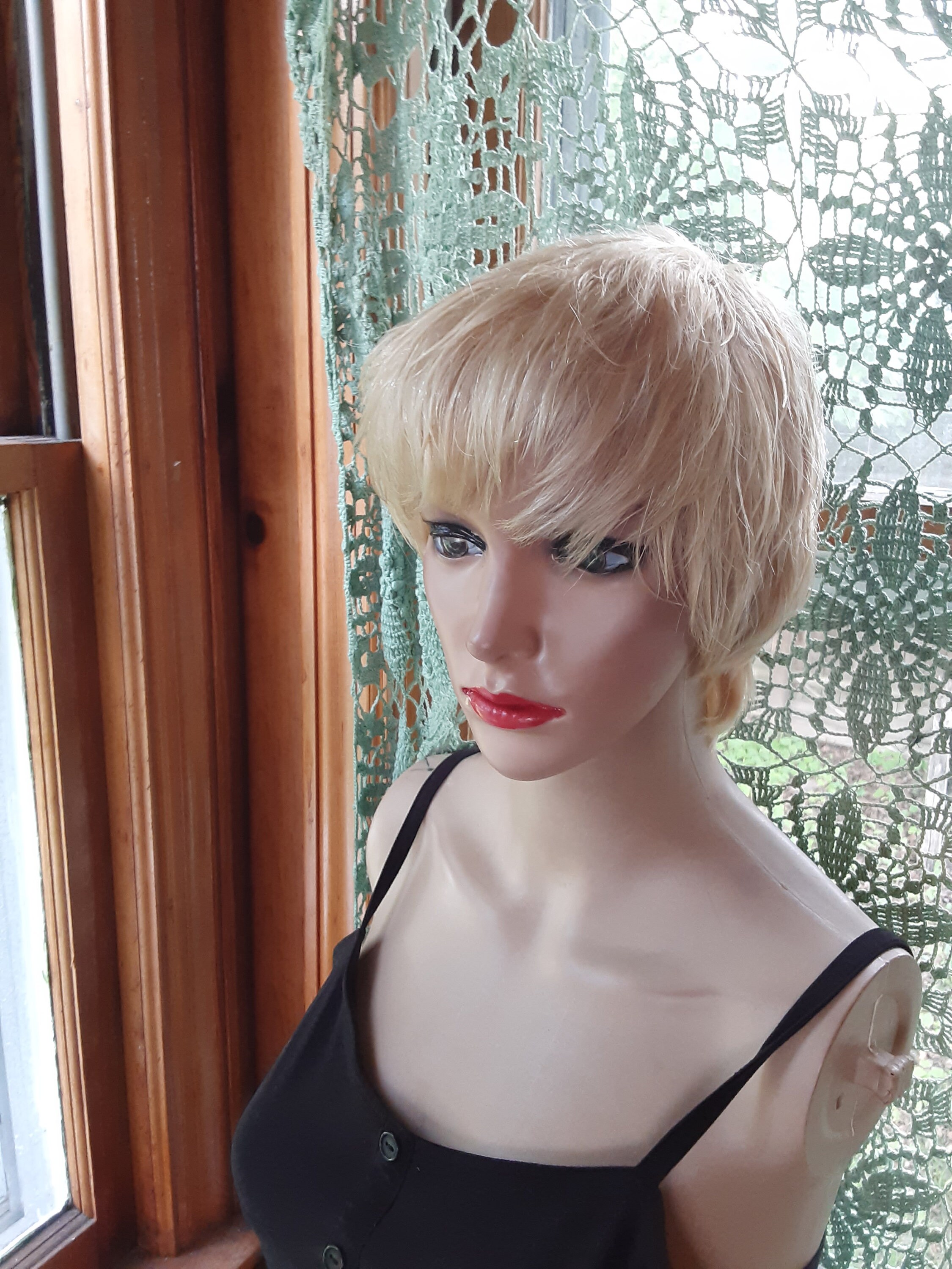 613 Blonde Human Hair Pixy Cut Wig - Etsy