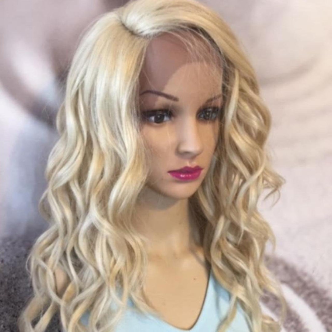 613 Blonde Lace Front Wig With Side Part. - Etsy