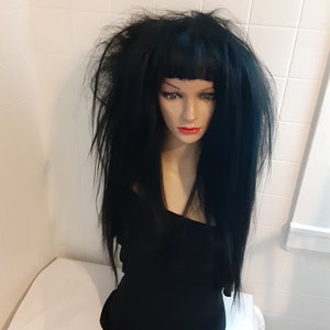 Gothic Bat Nest Wig. With Bangs Mixed With Human Hair. - Etsy