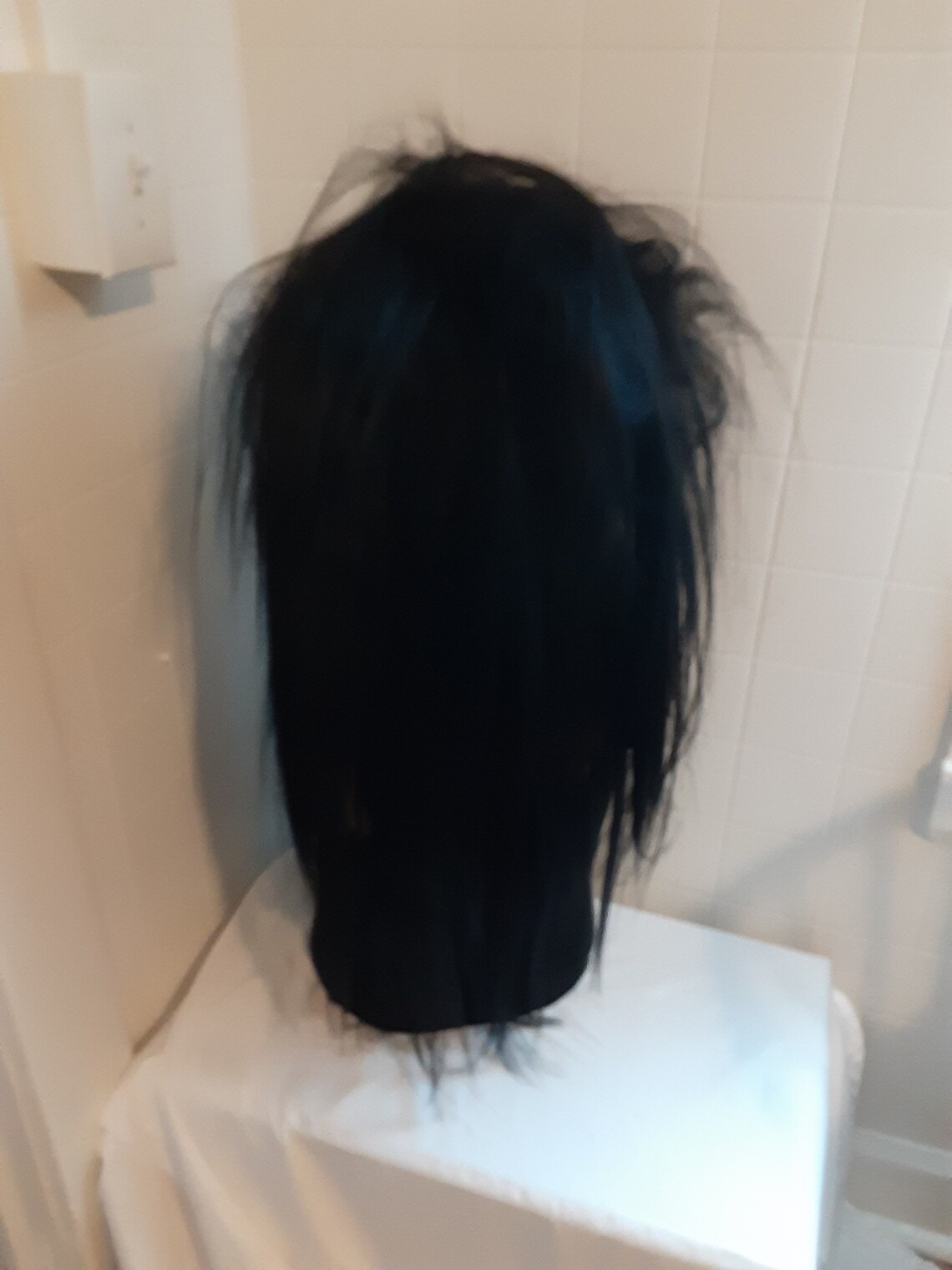 Gothic Bat Nest Wig. With Bangs Mixed With Human Hair. - Etsy