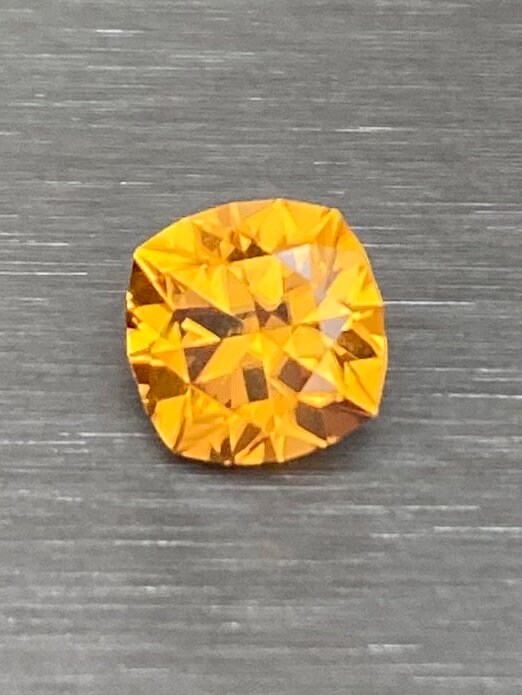 Precision Cut Honey Zircon 2.18ct 6.7x6.7mm Cut by Me - Etsy