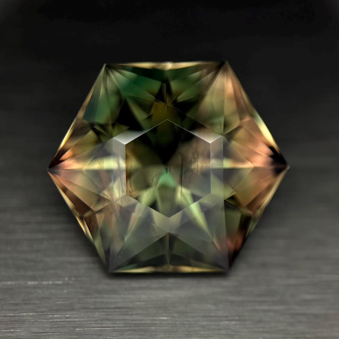 Precision Cut Oregon Sunstone 6.06ct 11.81x13.62mm Hexagon - Etsy
