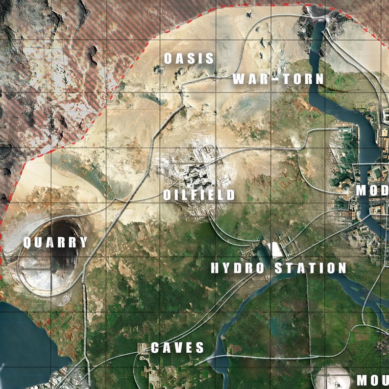 Warzone 2 Al Mazrah Map Large Poster Call of Duty Warzone 2 - Etsy Ireland