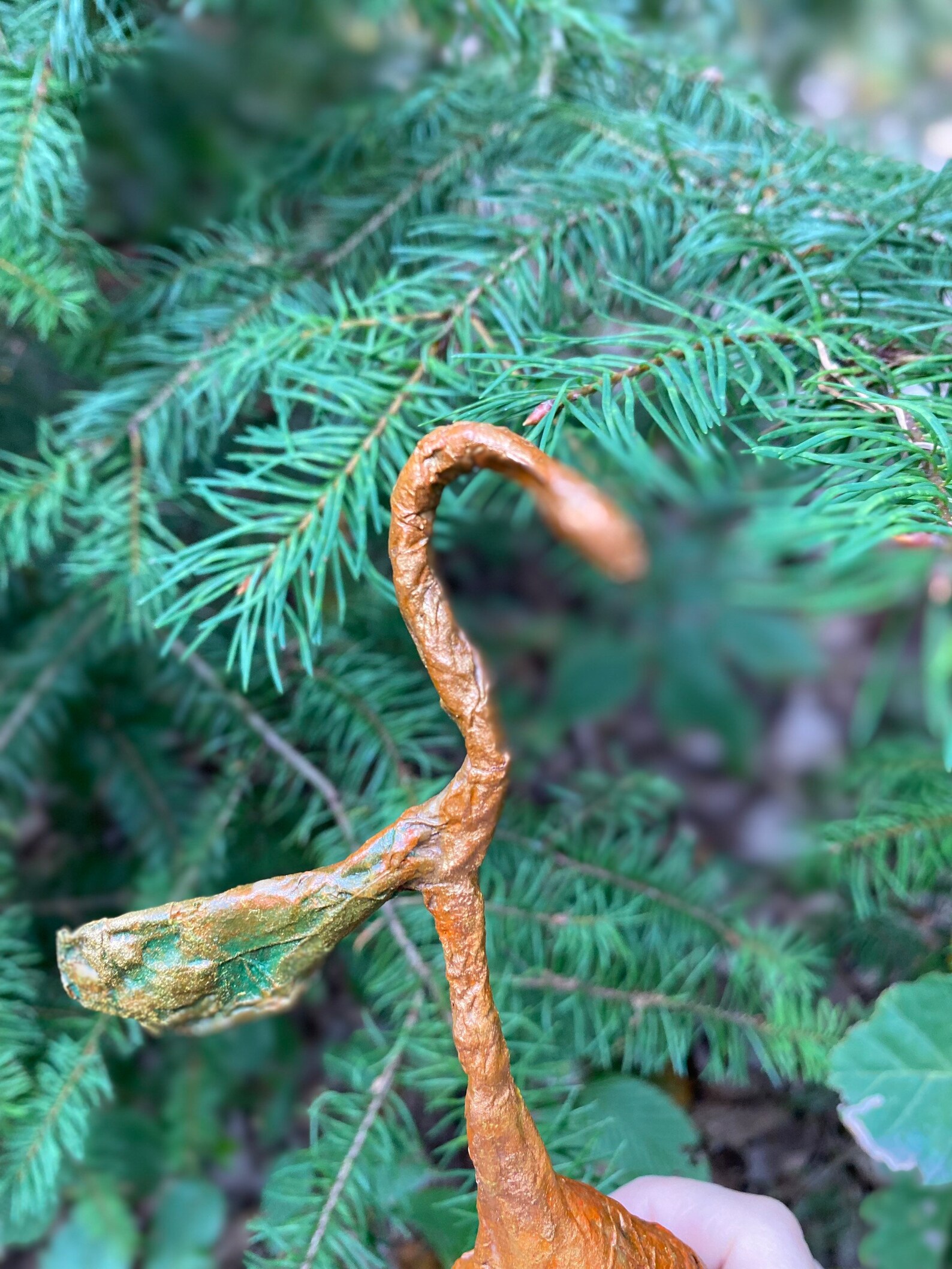 Decorative Paper Mache Pear; Christmas Tree Ornament; New Year’s Decor ...