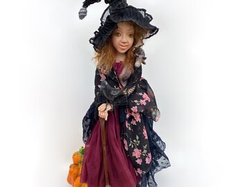Crow Witch Art Doll - Etsy