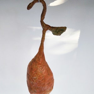 Decorative Paper Mache Pear; Christmas Tree Ornament; New Year’s Decor ...