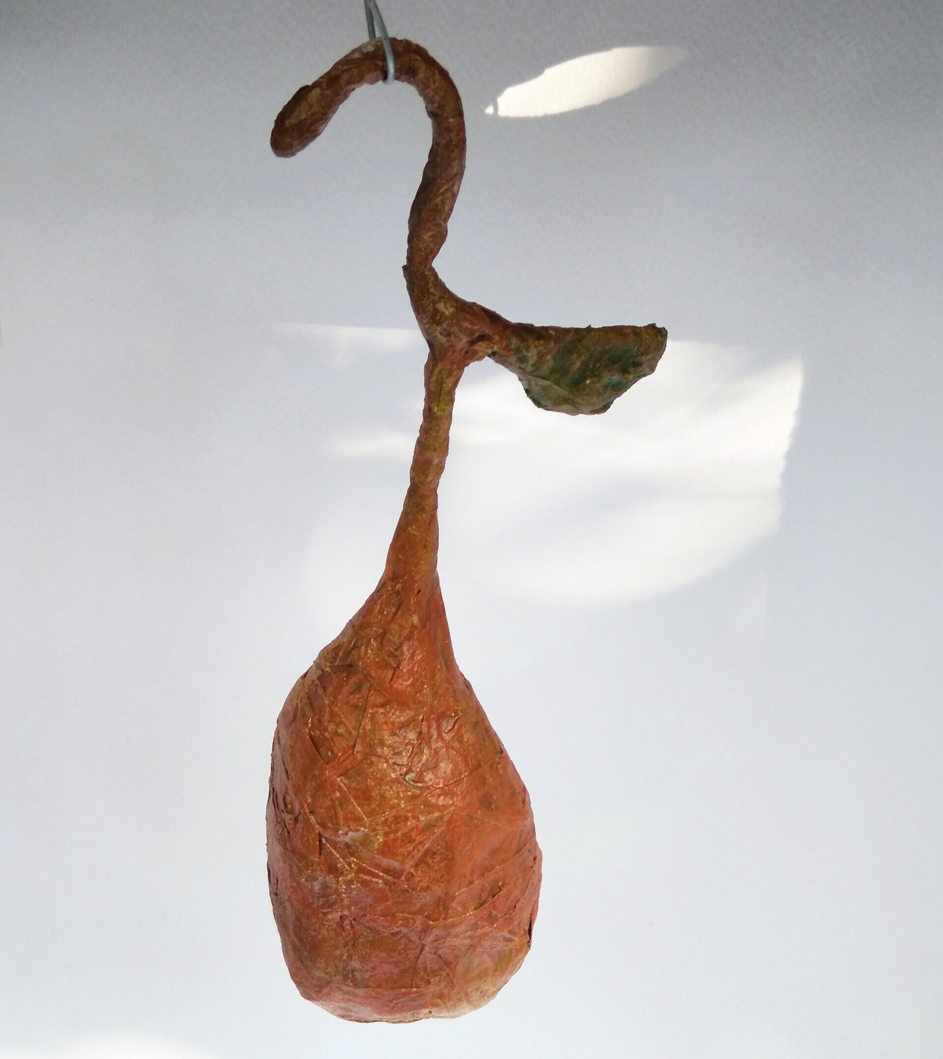 Decorative Paper Mache Pear; Christmas Tree Ornament; New Year’s Decor ...