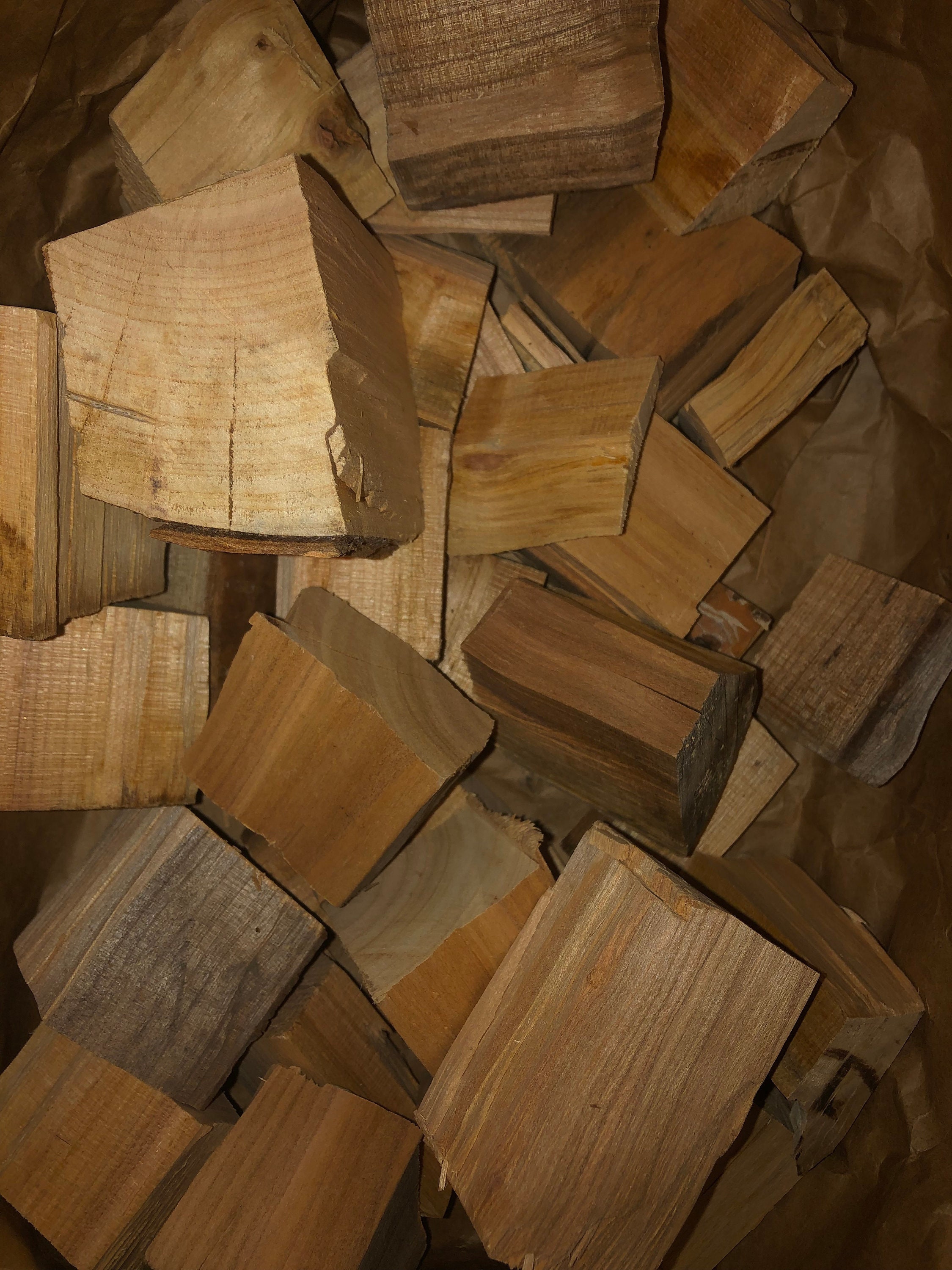 Seasoned Wild Black Cherry Smoking Blocks/chips - Etsy