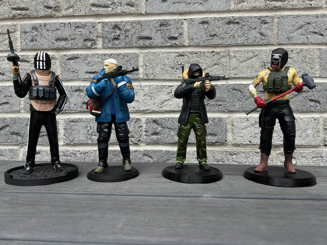 Escape From Tarkov Boss Figurines Set of 4 | EFT Models - Etsy