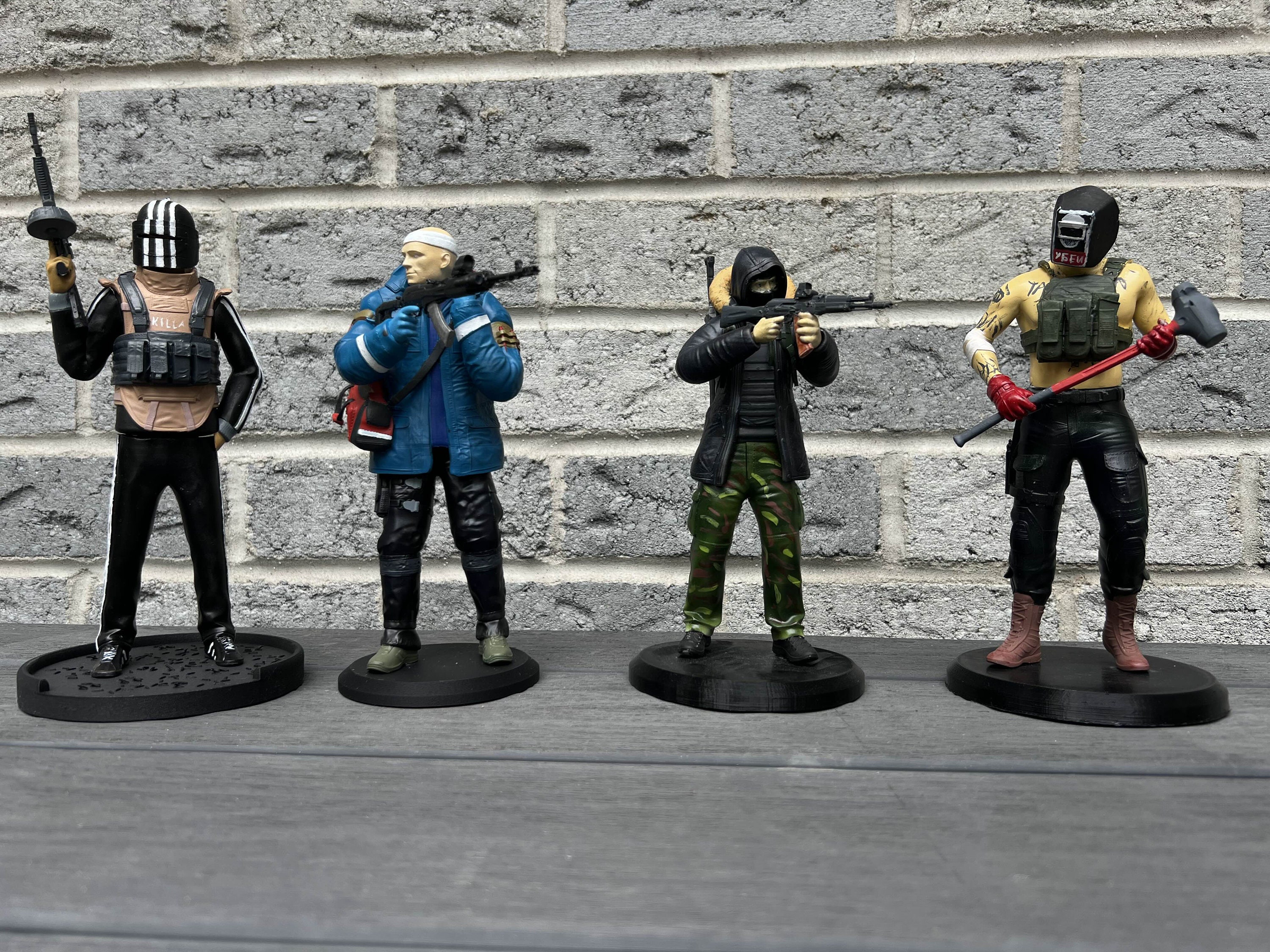 Escape From Tarkov Boss Figurines Set of 4 | EFT Models - Etsy