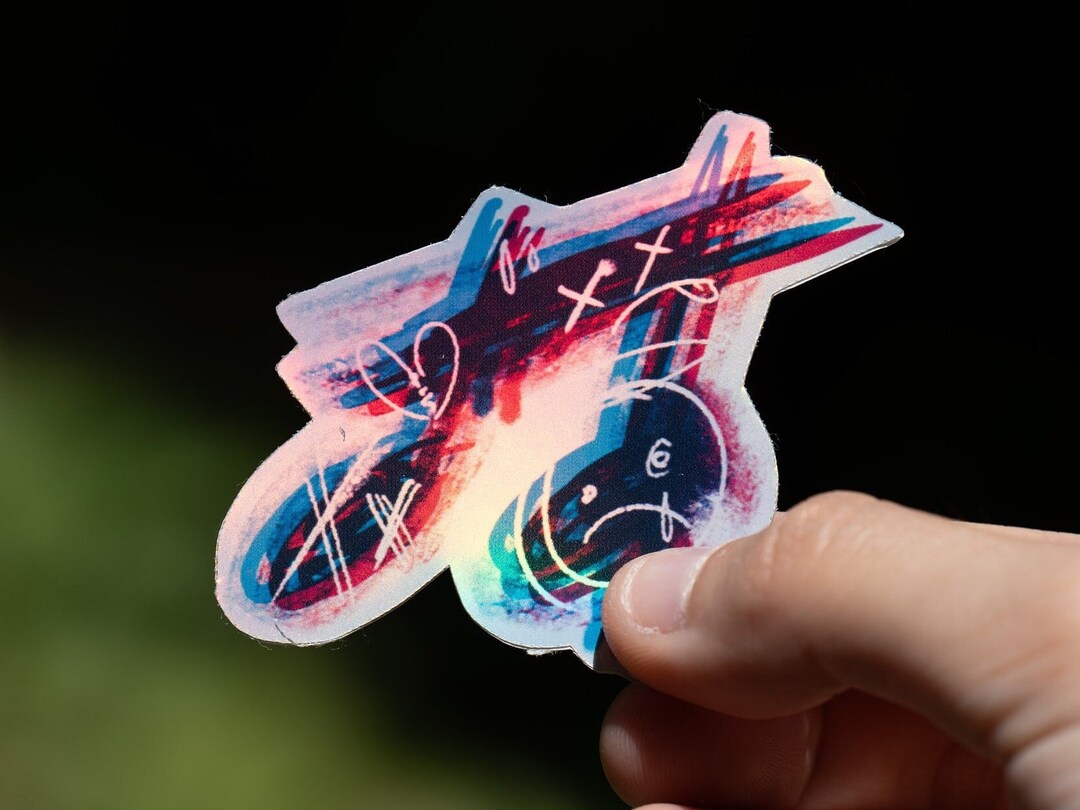 EMO EDM Music Note Sticker Water Resistant Decal Sticker / DJ / Music ...