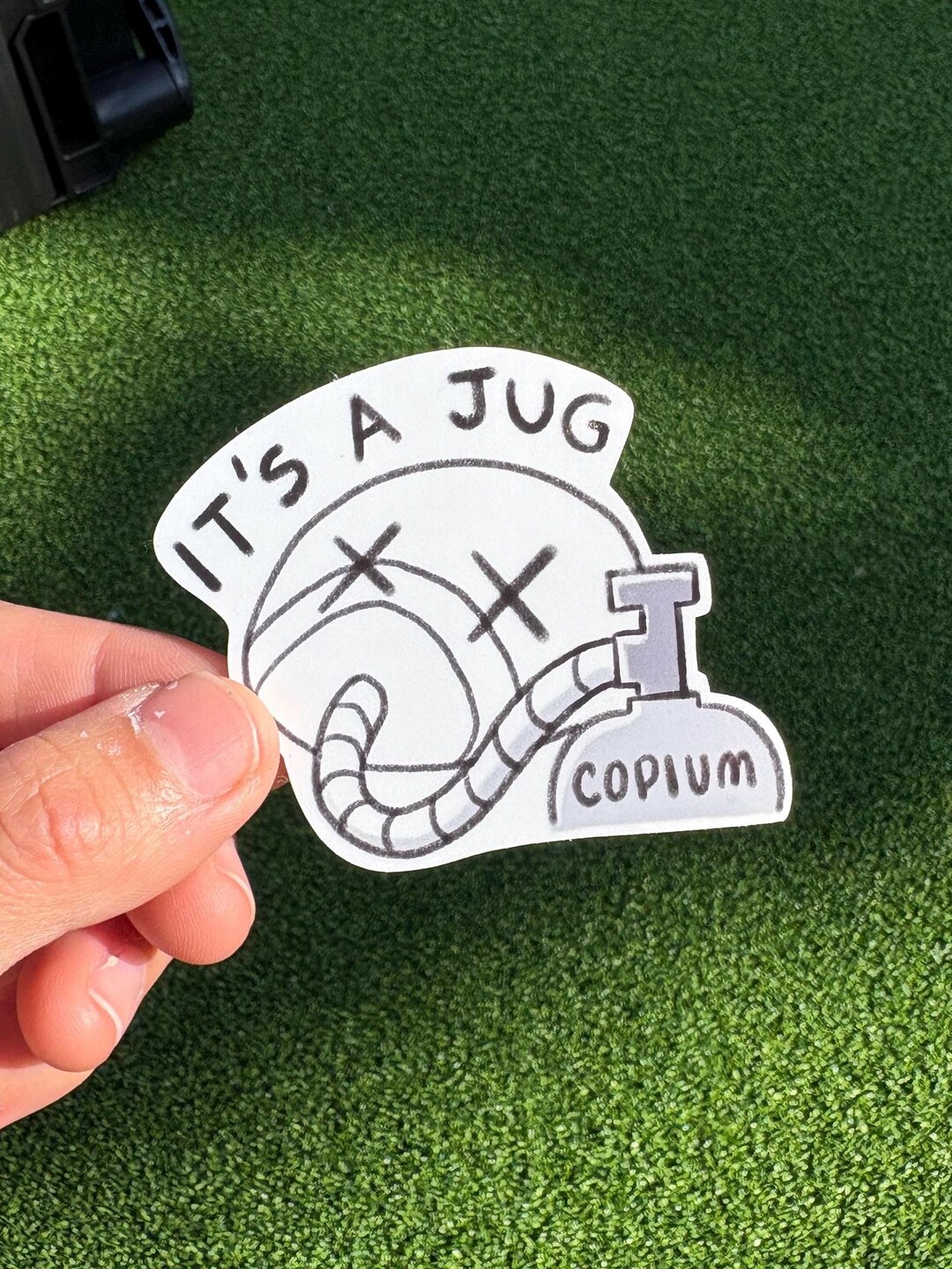It's a Jug (copium) - Water Resistant Decal Sticker / Cute / Gift Under ...