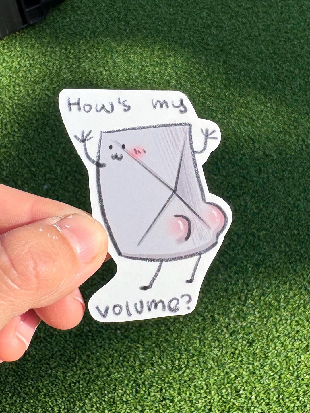 How's My Volume? - Water Resistant Decal Sticker / Cute / Gift Under 10 ...
