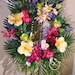 Tropical Hibiscus Wreath: Summer Hawaiian Decor, Beach House Wreath - Etsy
