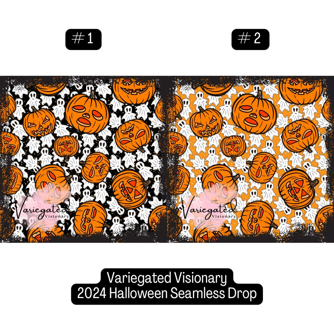 Halloween Seamless Designs 2nd Set - Multiple Colorways to Choose From ...