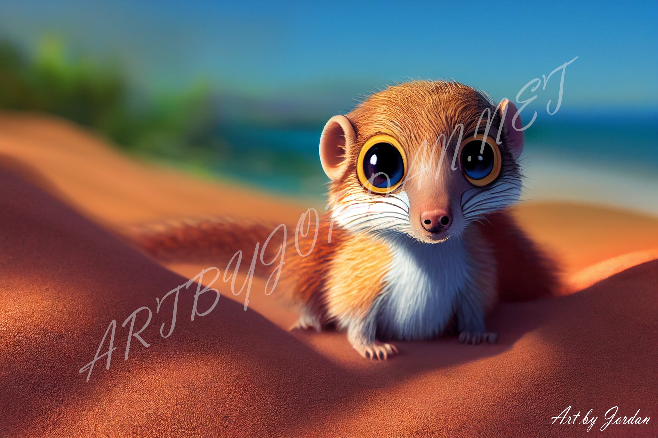 Baby Egyptian Mongoose