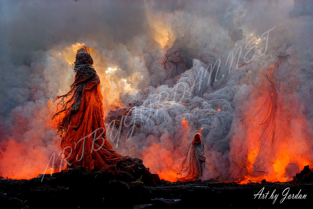 Pele Goddess of Fire and Volcanoes 1 of 2 - Etsy