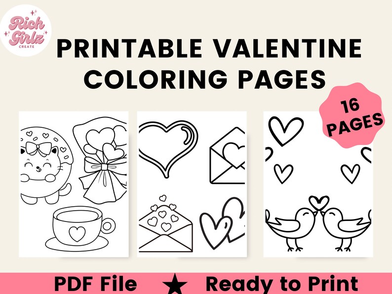Love Bugs Coloring Adventure Printables Valentines Printable Valentines ...