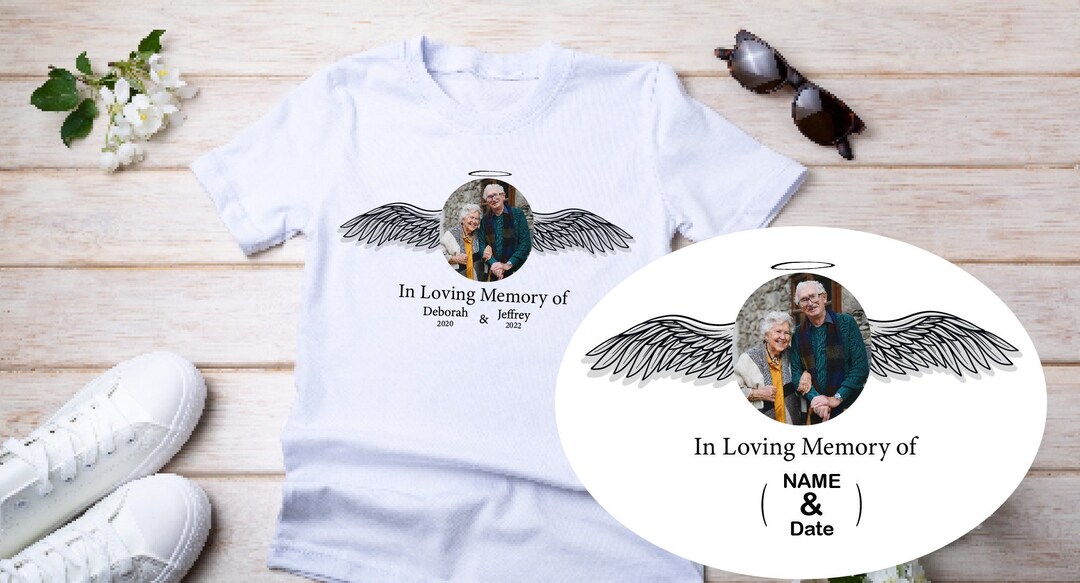 Custom Photo Memorial T Shirt, Remembrance T Shirt, Personalized ...