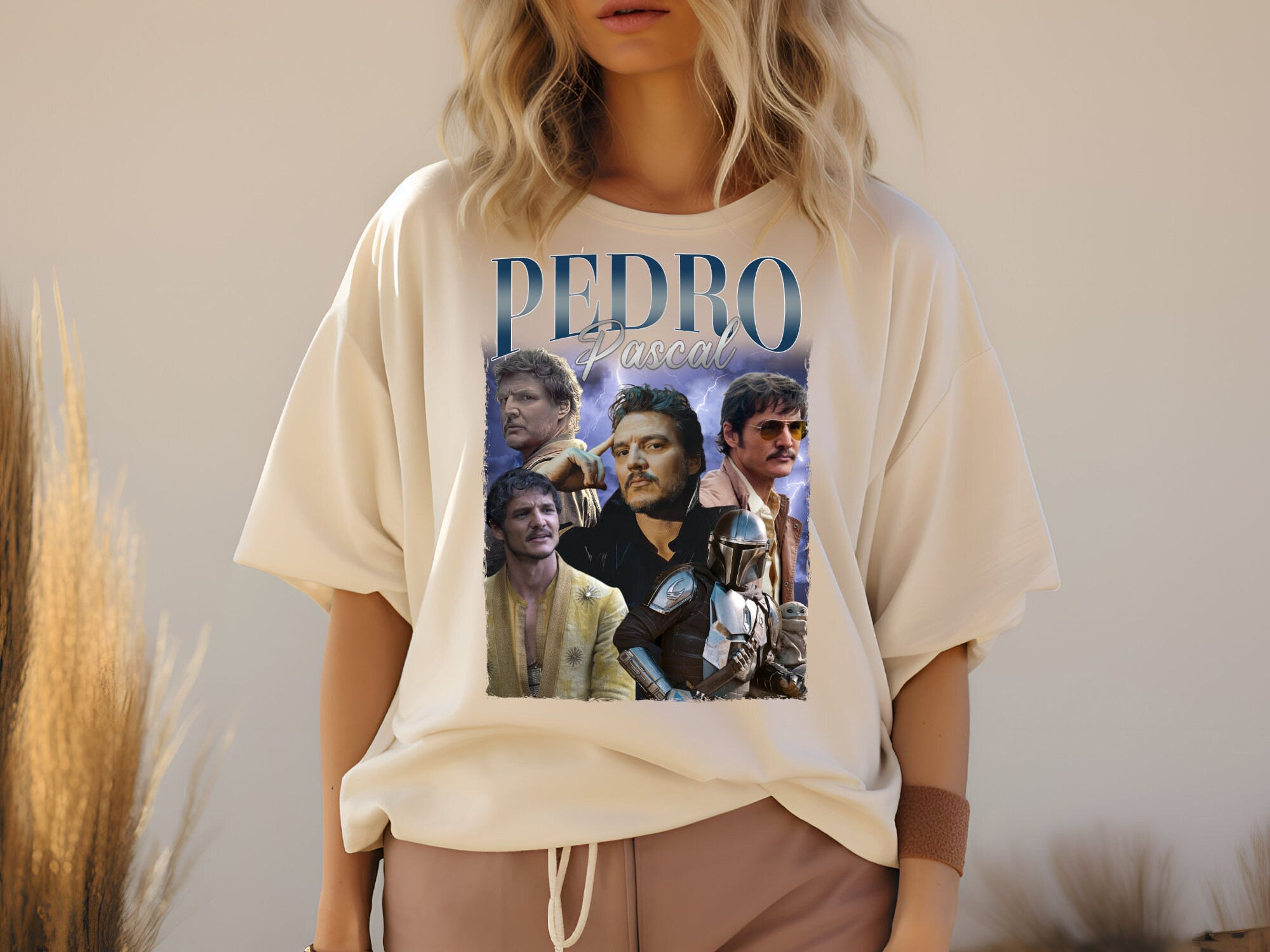 PEDRO PASCAL Shirt, Actor Pedro Pascal Shirt Retro 90s, Javier Peña ...