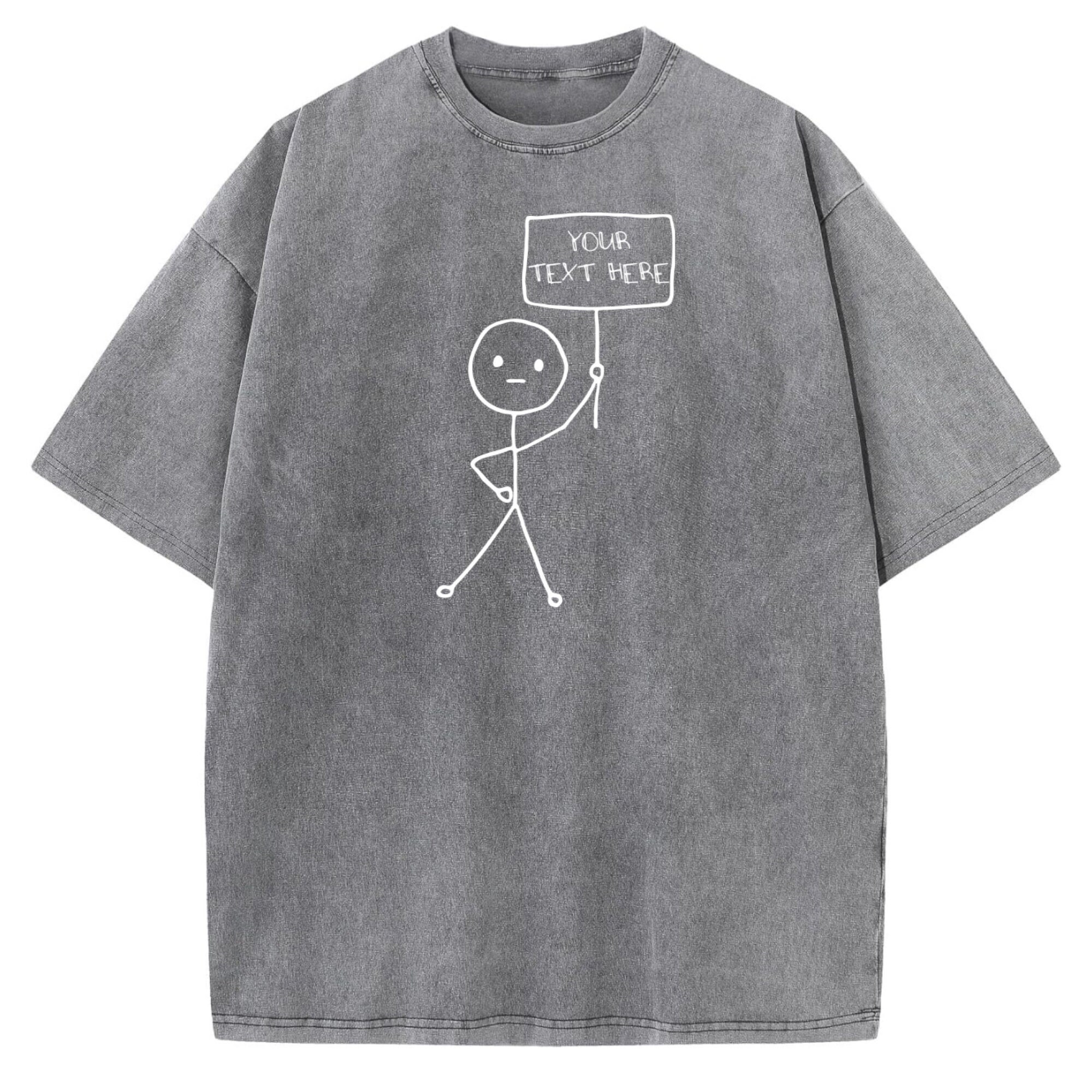 Stickman Shirt, Custom Stickman Tshirt, Custom Text Tee Shirt, Retro ...