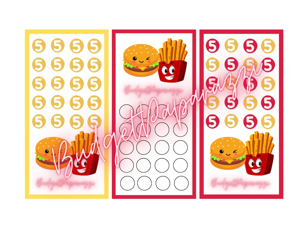 Cheeseburger and Fries Printable - Etsy