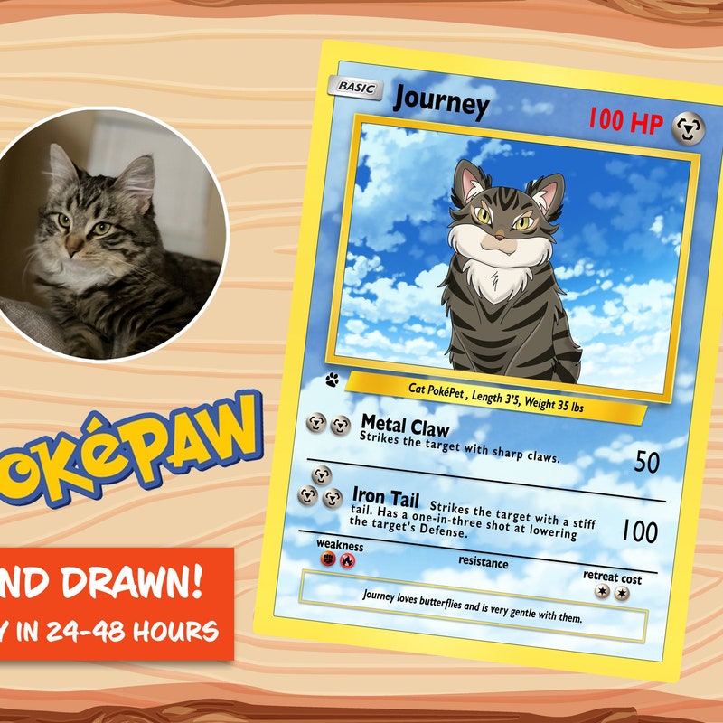 Pokemons Custom Card - Etsy