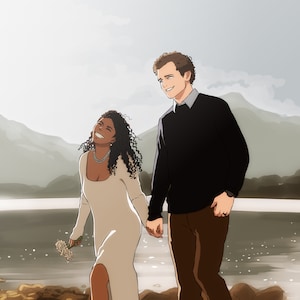 Fully Custom Anime Portrait , Couple Anime Portrait, Family Anime ...