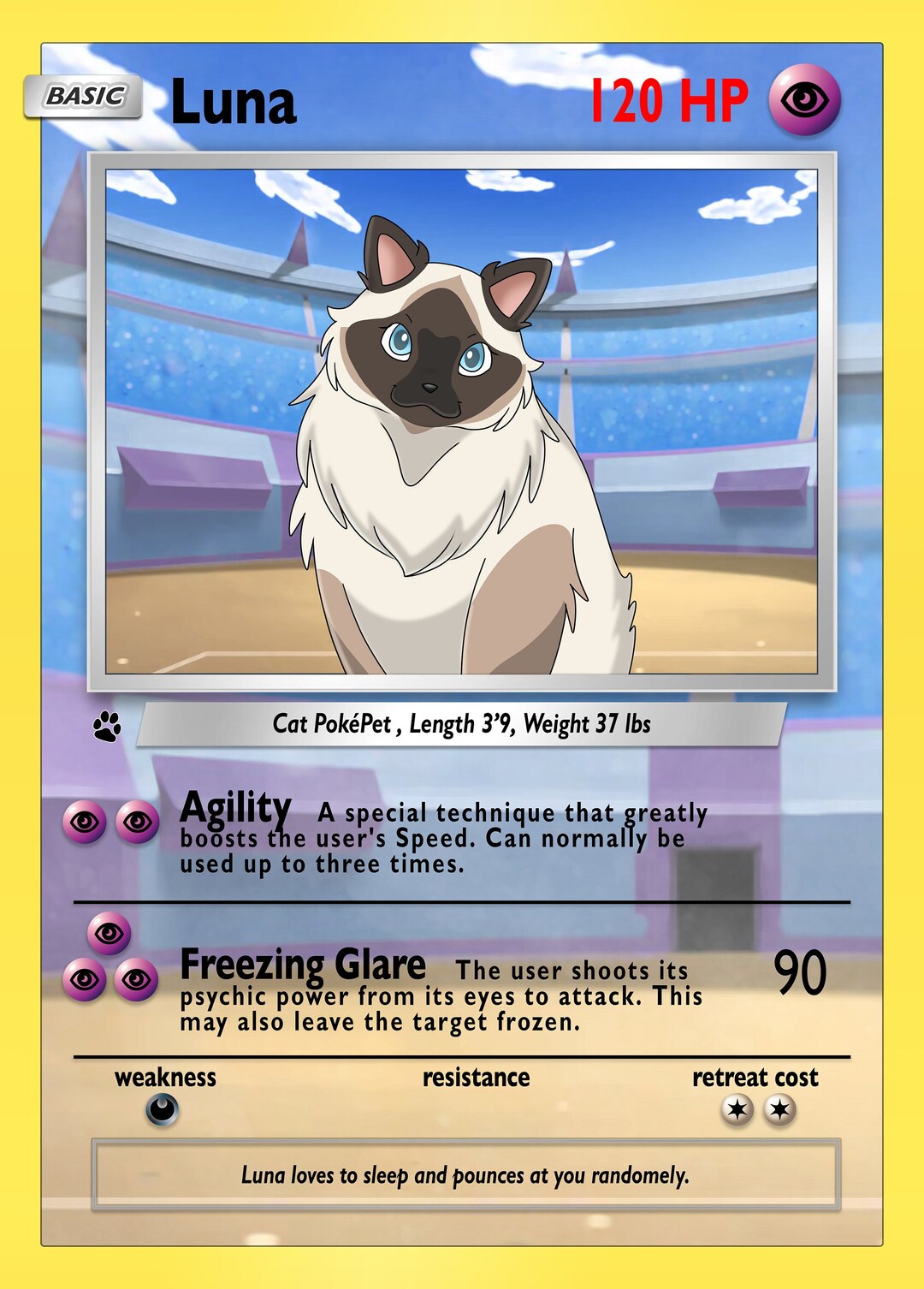 Custom Pokepaw Pets | Poke Cards | Digital Image | Pokepet Monster Pets ...