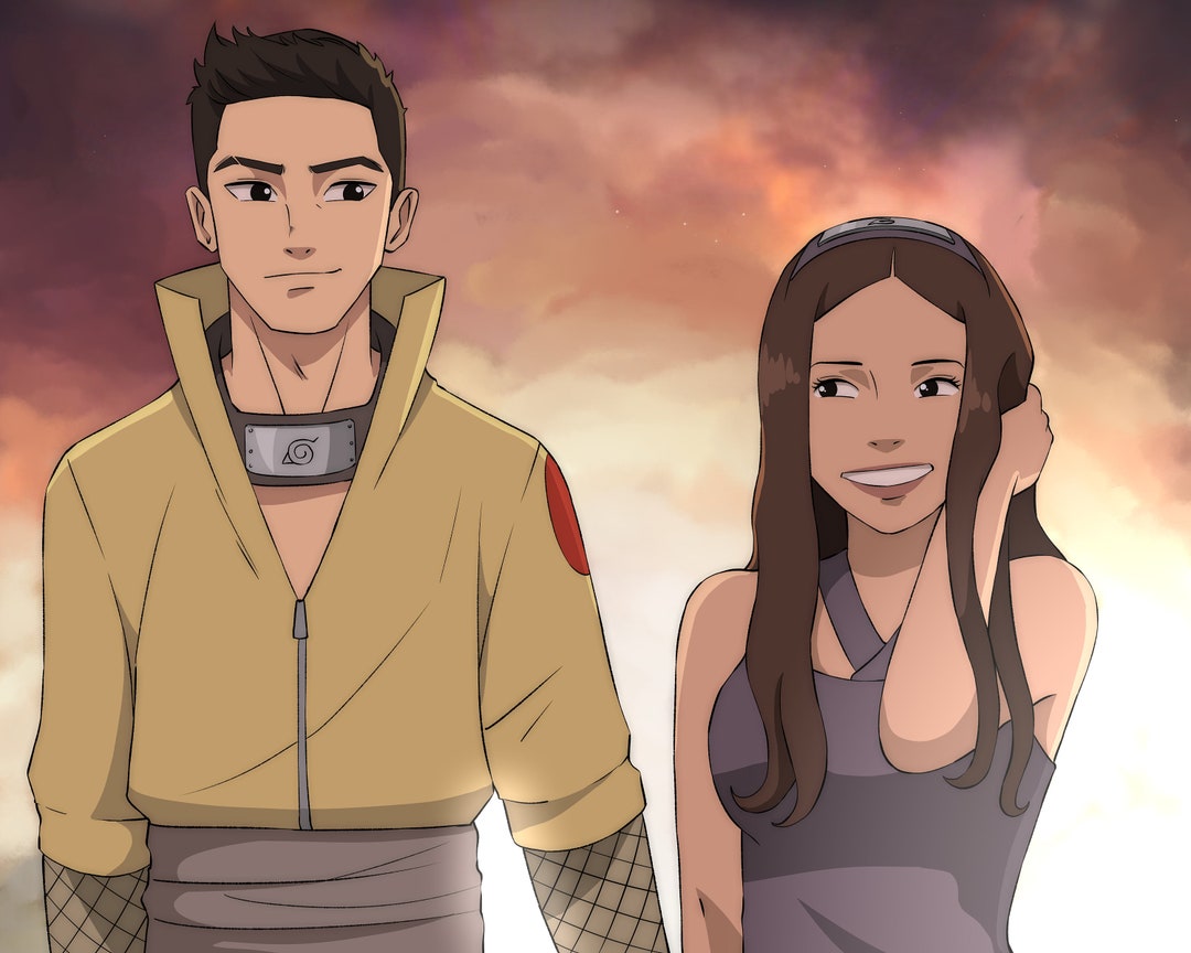 Fully Custom Anime Portrait , Couple Anime Portrait, Family Anime ...