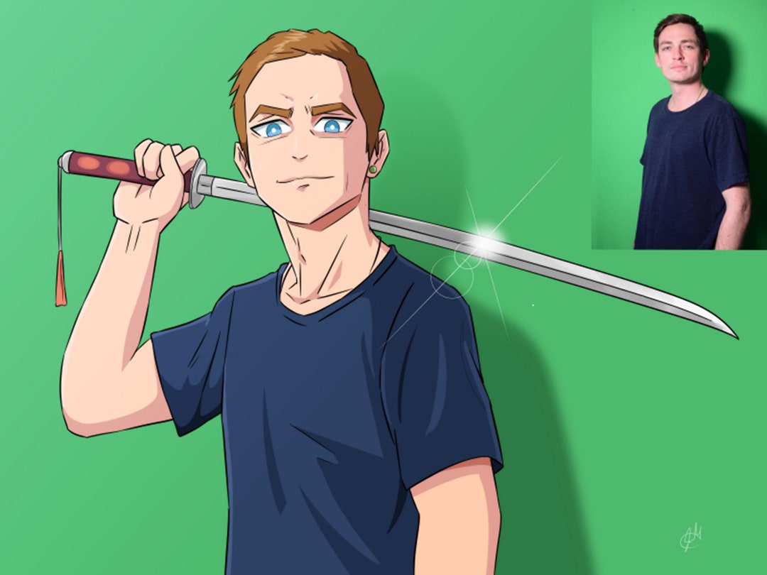 Fully Custom Anime Portrait , Couple Anime Portrait, Family Anime ...