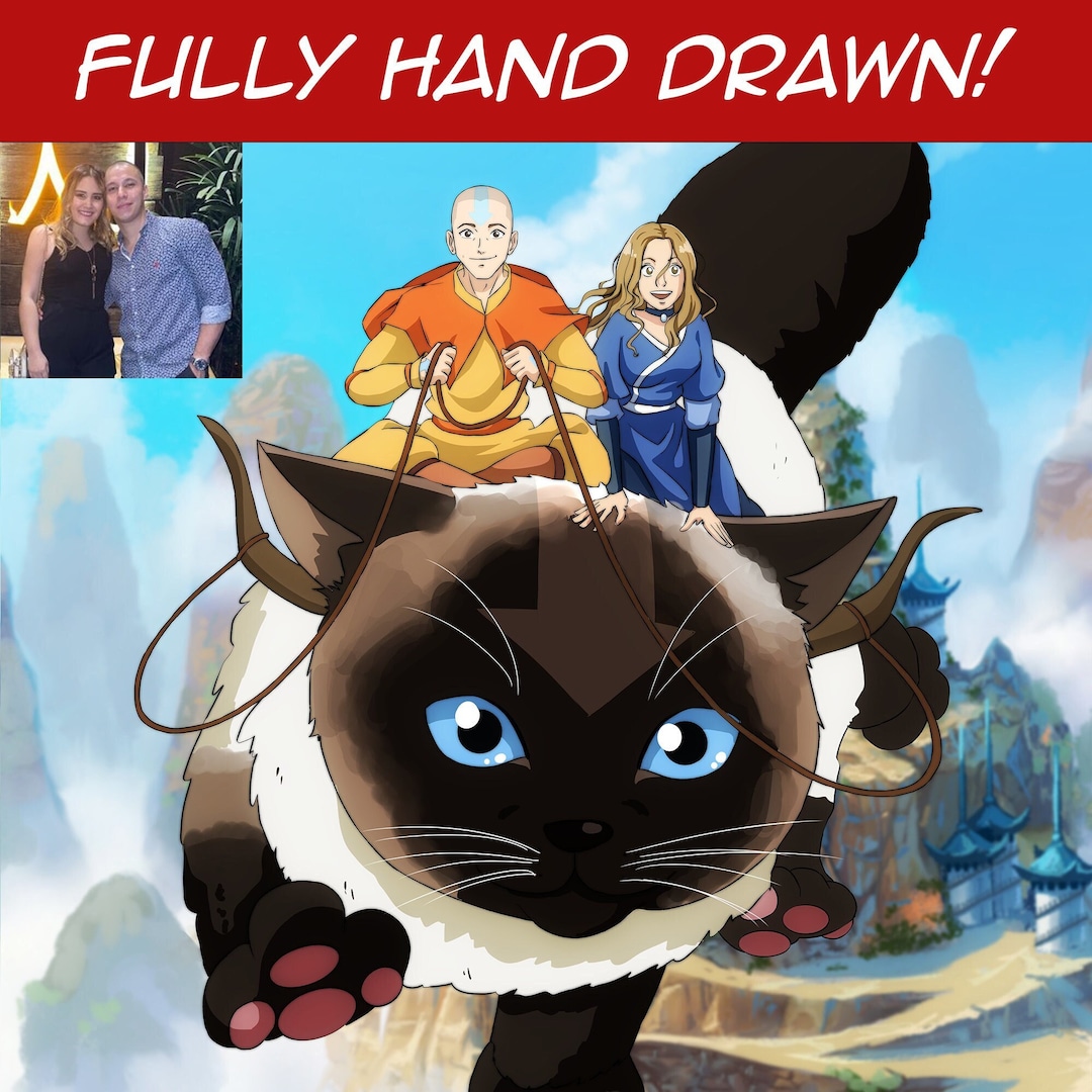 Fully Custom Anime Portrait , Couple Anime Portrait, Family Anime ...