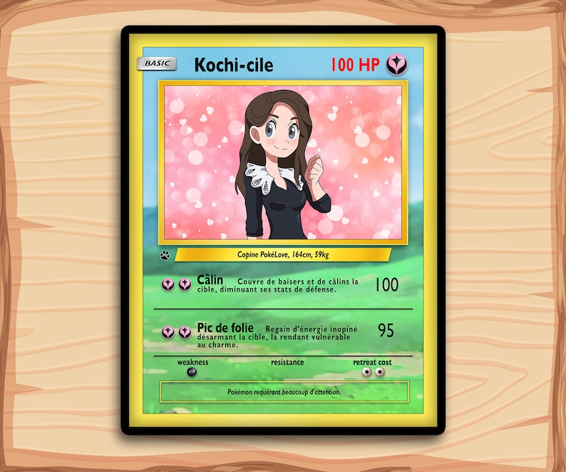 Custom Pokémon Trainer Card | Personalized Trading Card | Cartoon Style ...