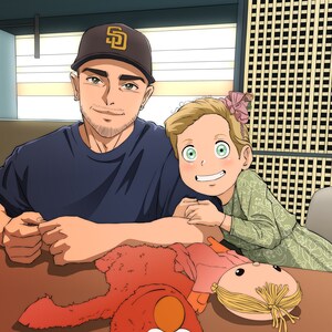 Fully Custom Anime Portrait , Couple Anime Portrait, Family Anime ...