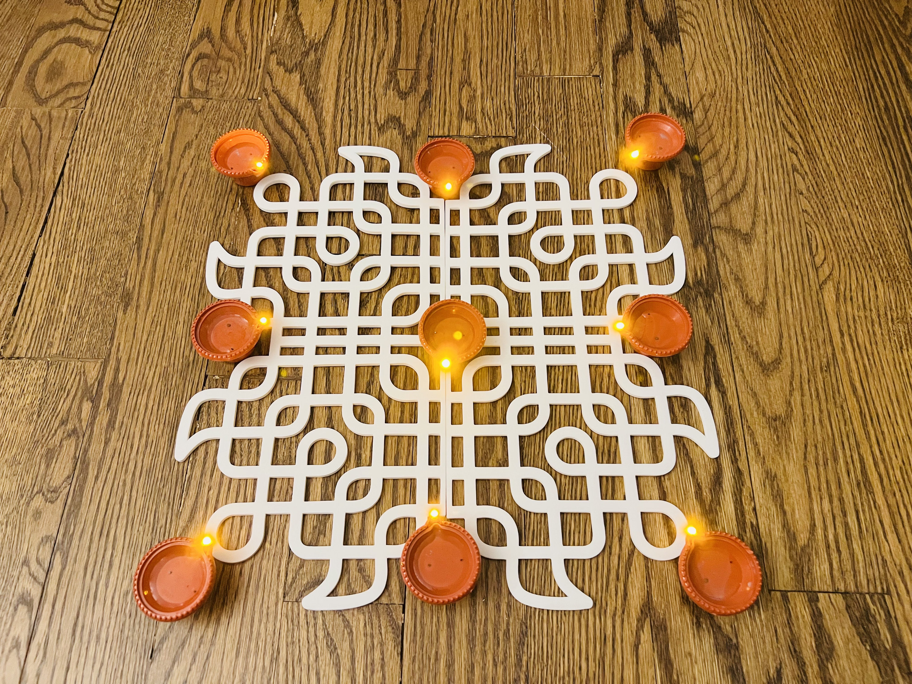 Portable Insta Waterproof Kolam Ready to Use Rangoli/muggu Cutout ...