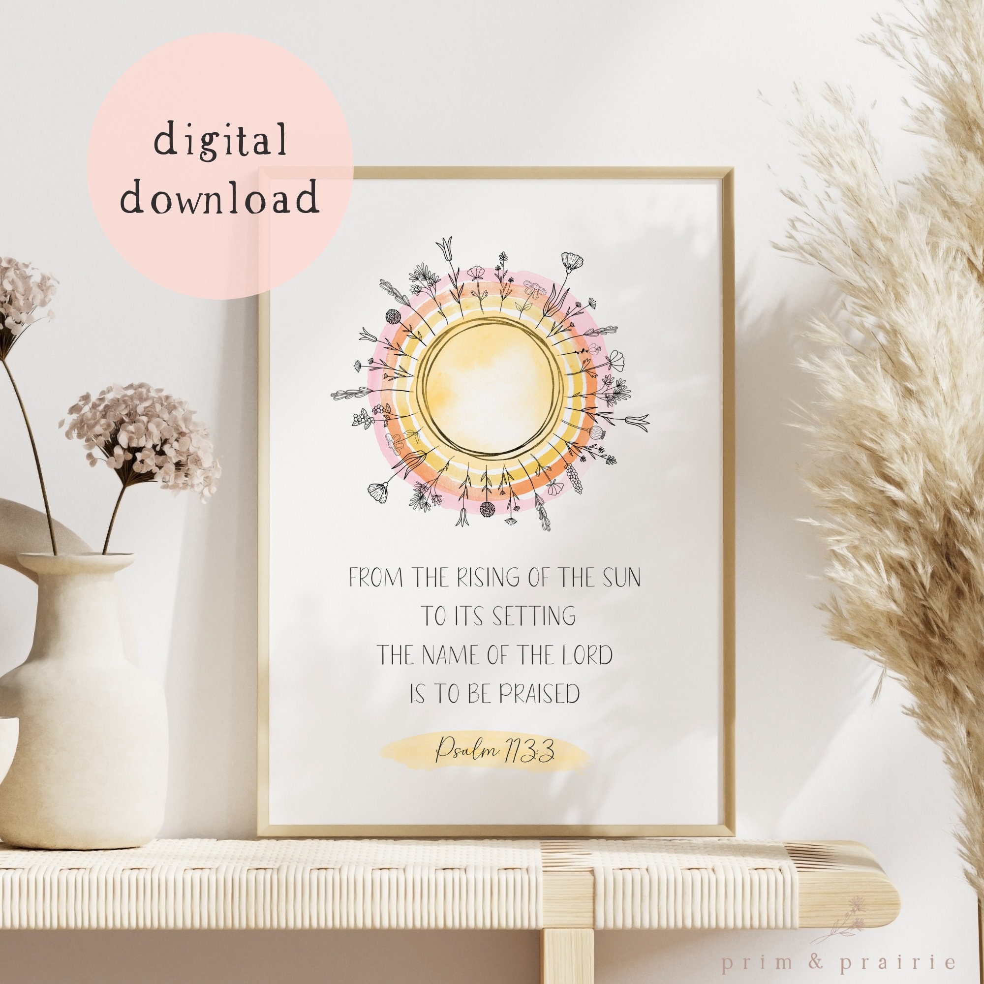 Bible Verse Wall Art, Christian Wall Art, Scripture Wall Art ...