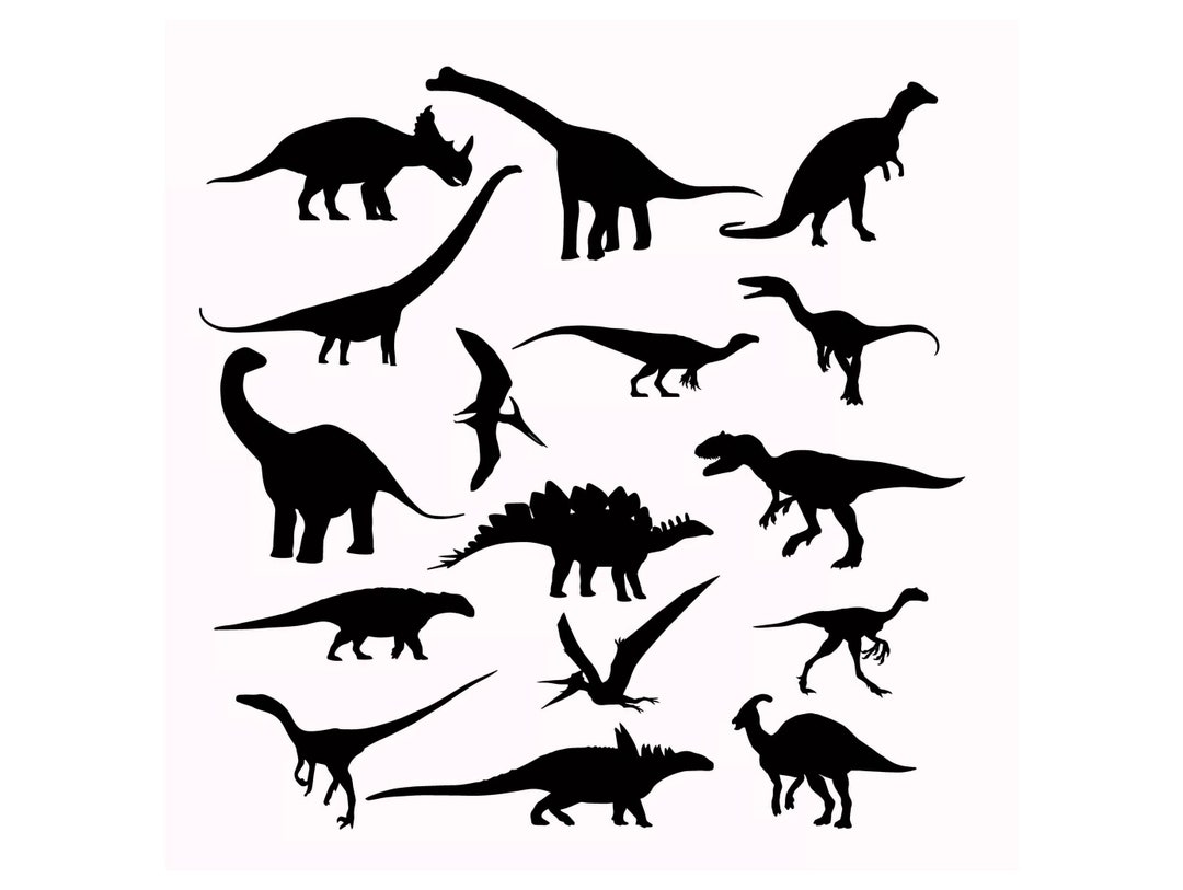 Dinosaur Svg Bundle, Dinosaur Svg, T Rex Svg, Jurassic Svg, Dinosaurs ...