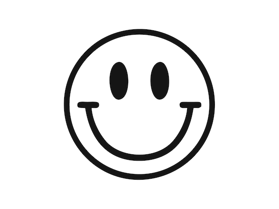 Smiley Black And White Png