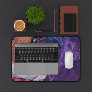 Anime Themed Neoprene Desk Mat With Anti-slip Back. Gamer's Essential ...
