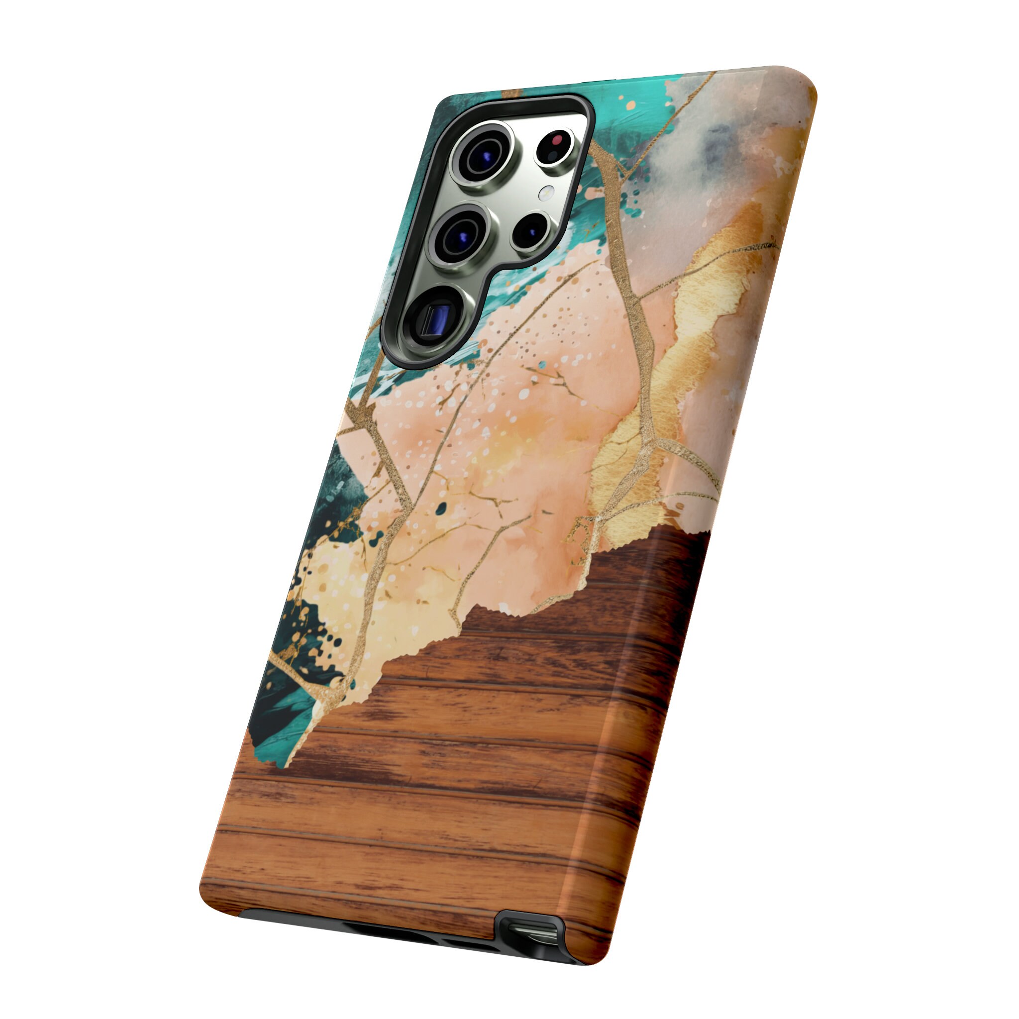 Samsung Galaxy Tough Case, Elegant Wood-inspired Phone Cover With ...