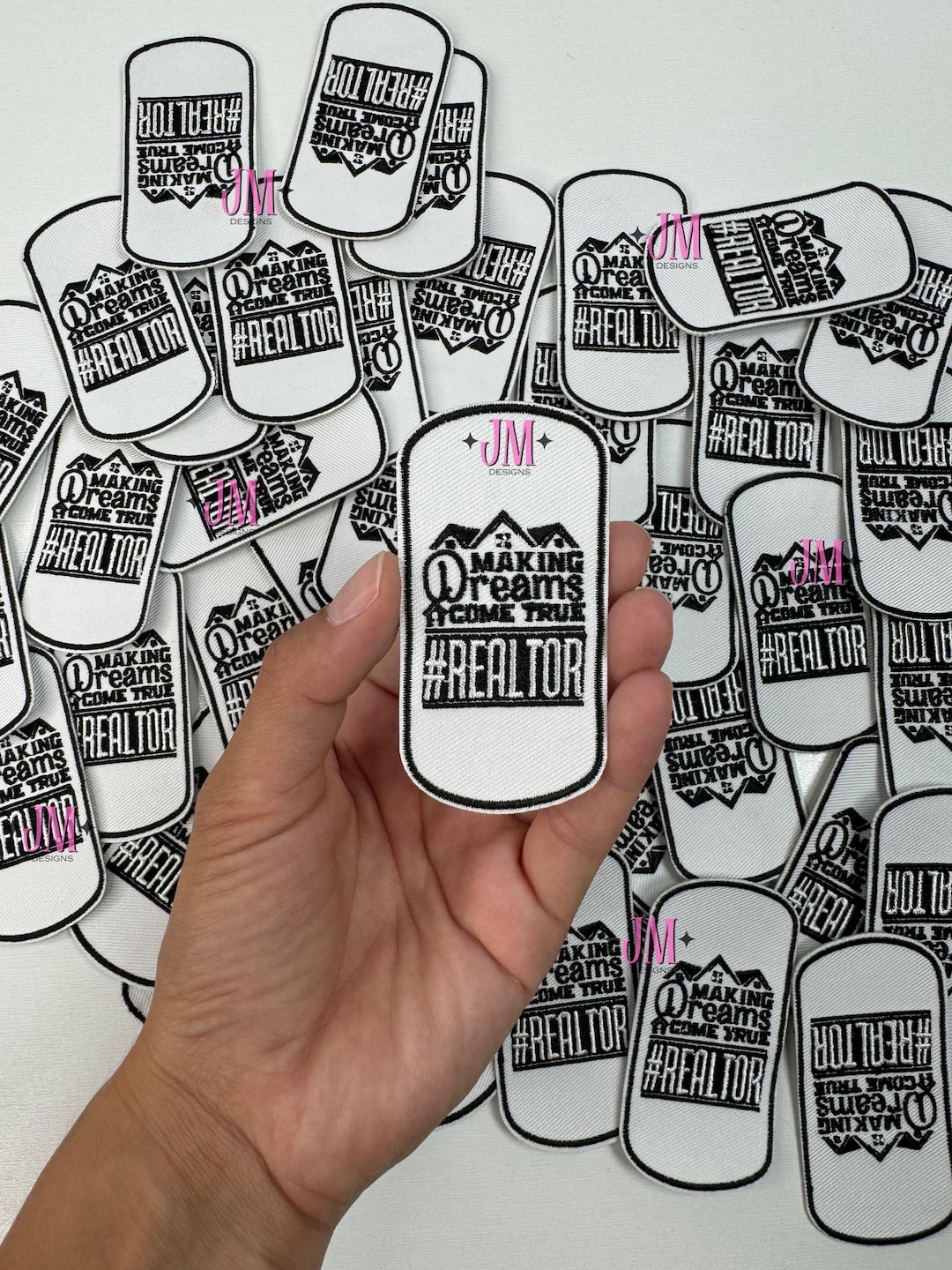 Making Dreams Come True Realtor Iron on Patch |iron on | Bold Patch ...