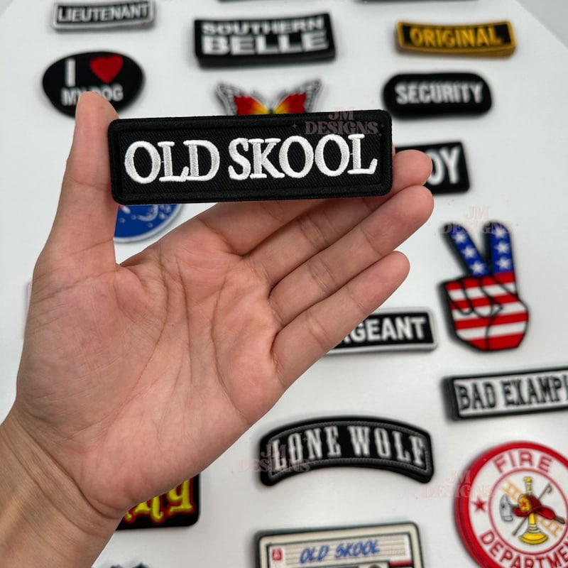 Embroidered Old Skool - Etsy