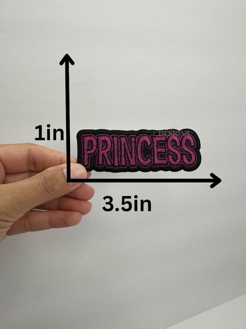 Princess Iron on Patch |daring Patches Iron on |pink Patches| Girl ...