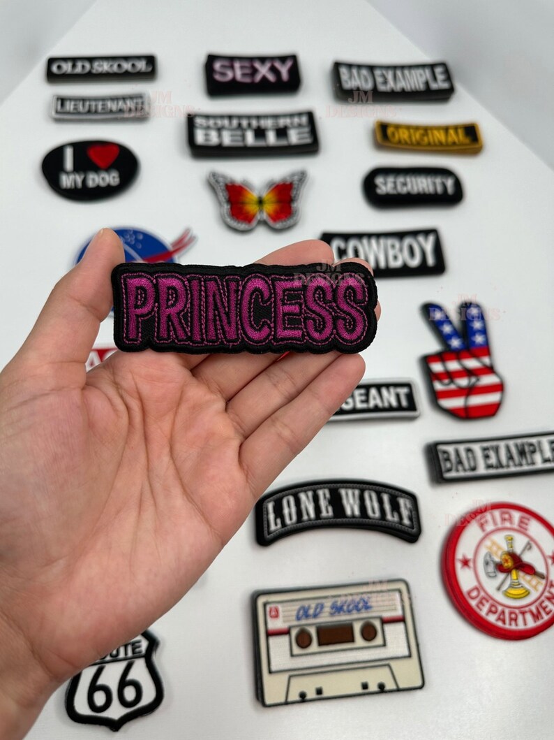 Princess Iron on Patch |daring Patches Iron on |pink Patches| Girl ...
